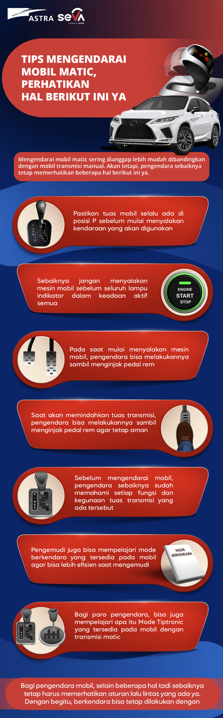 Mengendarai Mobil Matic, Perhatikan Hal Berikut Ini Ya