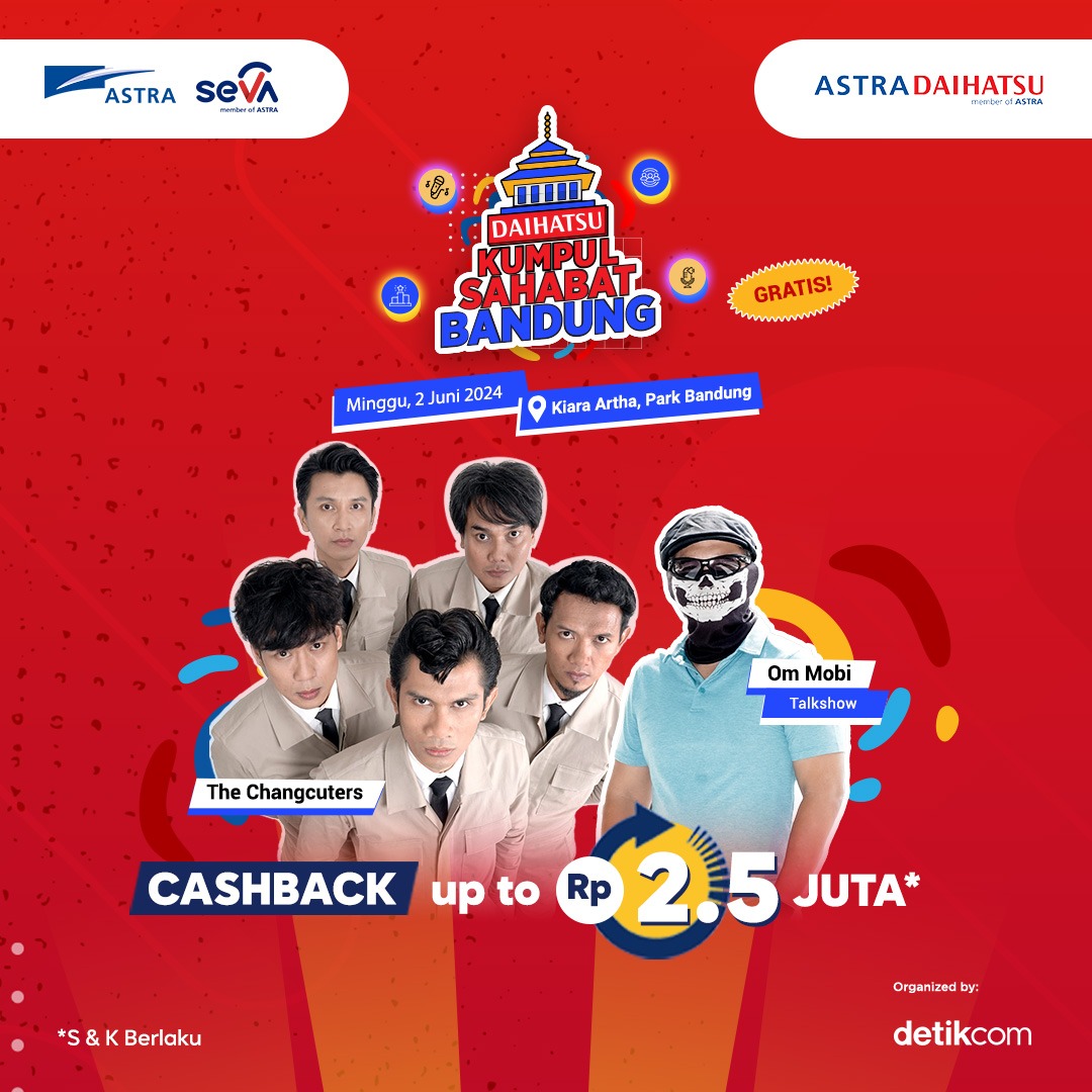 Catat Tanggalnya! Daihatsu Kumpul Sahabat 2024 Hadir di Kiara Artha Park Bandung