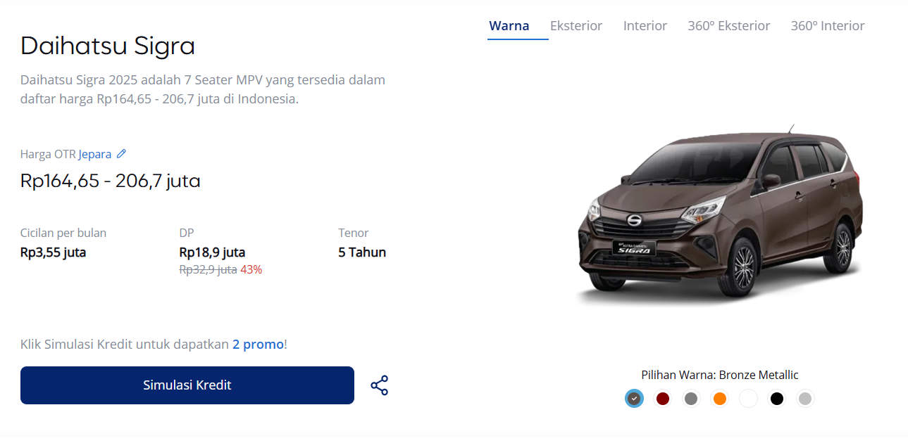 15 Rekomendasi Mobil Termurah di Indonesia 2025 (Update Lengkap)